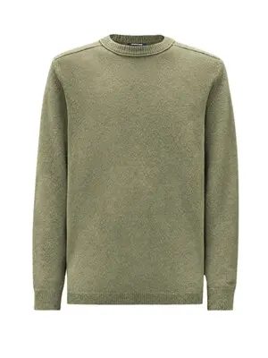 C.P. COMPANY Series Bouclè Extrafine Merino Cr - Green