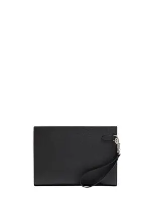 Valentino Garavani Vlogo Signature Leather Pouch