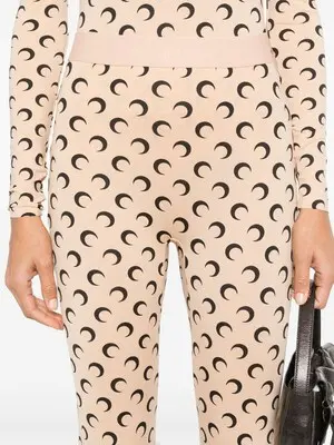 MARINE SERRE Moon Print Leggings