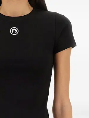 MARINE SERRE Logo Cotton T-shirt