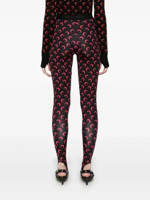 MARINE SERRE Moon Print Leggings