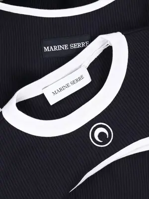 MARINE SERRE Moon Cutout Midi Dress