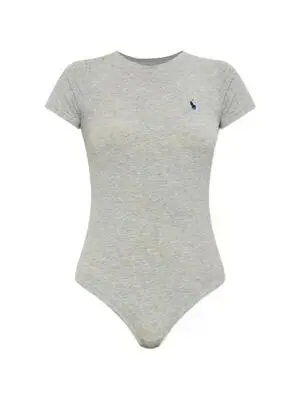 Polo Ralph Lauren Logo-embroidered Short-sleeve Bodysuit