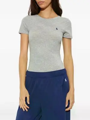 Polo Ralph Lauren Logo-embroidered Short-sleeve Bodysuit