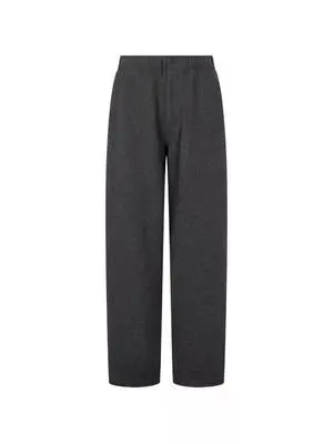STUDIO TOMBOY Drawstring-hem Straight-leg Trousers - Grey