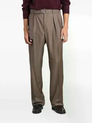 Tagliatore Belted Pleated Trousers