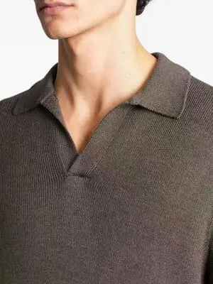 Tagliatore Ribbed-knit Long-sleeve T-shirt