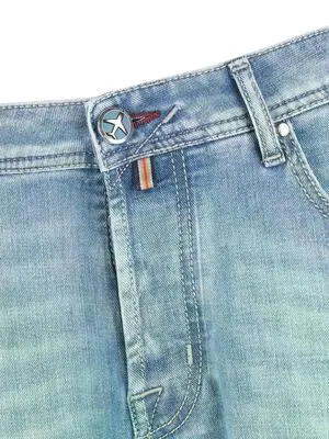 JACOB COHЁN Bard Embroidered-logo Straight-leg Jeans