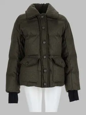 Moncler Grenoble Quilted Virgin Wool Jacket - Grey
