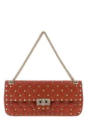 Valentino Garavani Rockstud Spike Leather Shoulder Handbag