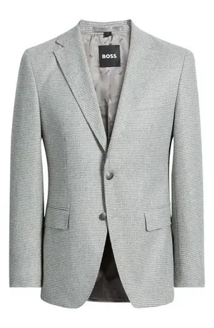 BOSS Hutson Wool Blend Suit Jacket