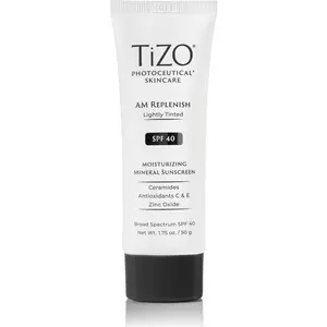 TIZO Am Replenish Mineral Sunscreen Spf 40 - Lightly Tinted