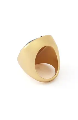 Kurt Geiger Cabochon Stone Cocktail Ring