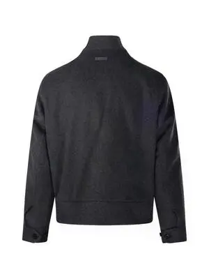 LARDINI Button-fastening High-neck Blazer