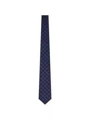 Giorgio Armani Polka-dot Silk Tie - Blue