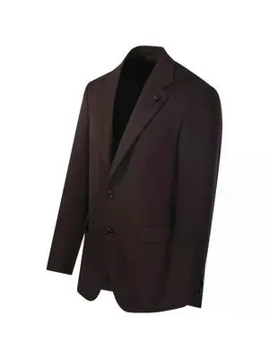 LARDINI Notched-lapel Single-breasted Blazer