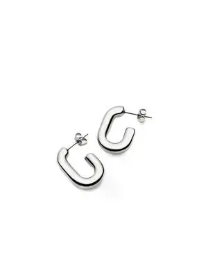MISSOMA Small Chubby Oval Hoop Earrings