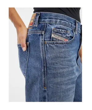 DIESEL® High-rise Straight-leg Jeans