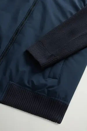 Woolrich Quilted Knit-sleeve Jacket