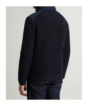 Woolrich Quilted Knit-sleeve Jacket