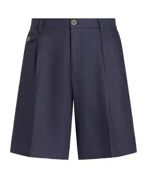 Dolce & Gabbana Linen Shorts - Blue