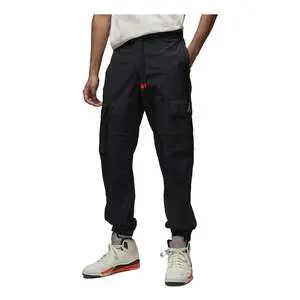 JORDAN Flight Mvp Woven Trousers 'black - Black/rush Orange/phantom