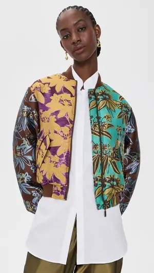 ALEMAIS Bodie Jacquard Bomber Jacket
