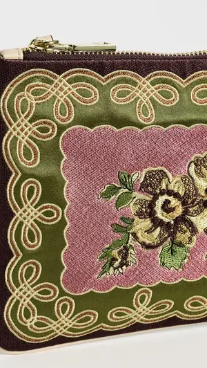 ALEMAIS Lacey Embroidered Clutch