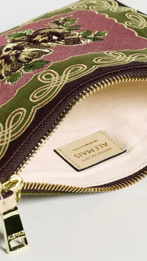 ALEMAIS Lacey Embroidered Clutch