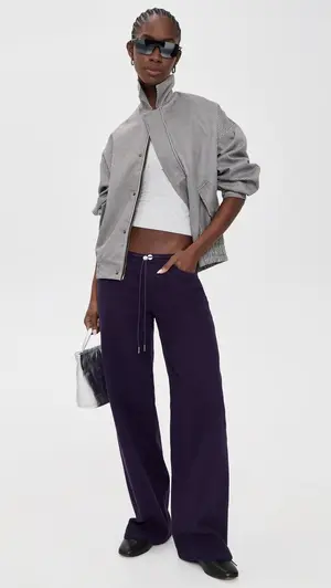 Lioness Kenny Faux Suede Bomber Jacket