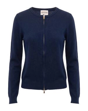 SEMICOUTURE Cardigan Size Viscose, Polyester - Navy
