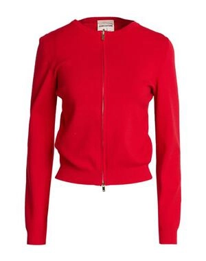 SEMICOUTURE Cardigan Size Viscose, Polyester - Red