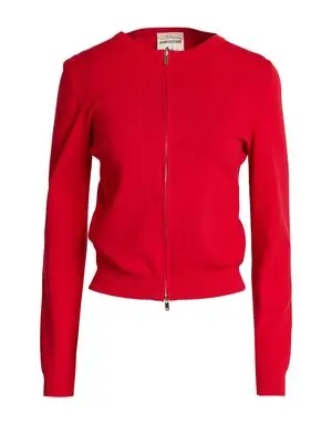 SEMICOUTURE Cardigan Size Viscose, Polyester - Red