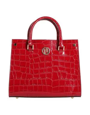 TUSCANY LEATHER Croque Handbag Brick Leather - Red