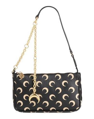 MARINE SERRE Shoulder Bag Cow Leather - Black