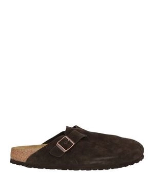 BIRKENSTOCK Boston Mules & Clogs Dark Size Leather