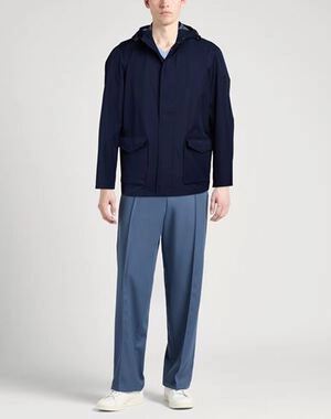 HACKETT  Overcoat & Trench Coat Size Polyester - Navy