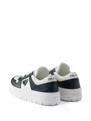 Prada Leather Sneakers - Blue