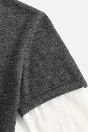 CUDDLEUP T-shirt A Maniche Lunghe 2 In 1
