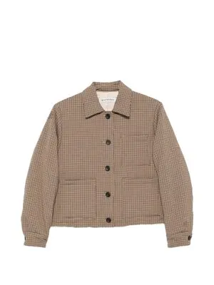 WHITE SAND Checked Jacket
