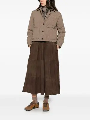 WHITE SAND Checked Jacket