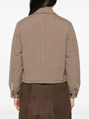 WHITE SAND Checked Jacket