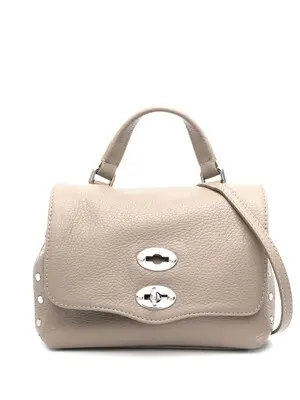 ZANELLATO Postina Daily Baby Leather Handbag - Grey