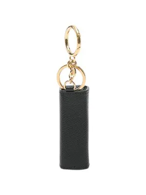 Valentino Garavani Vlogo Signature Leather Lipstick Keychain