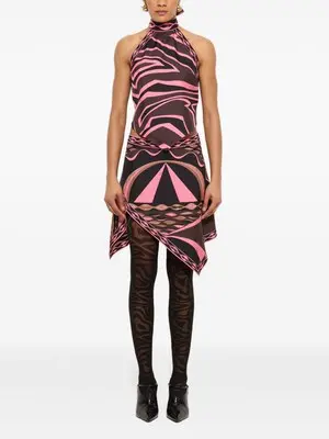 Emilio Pucci Printed Silk Skirt By