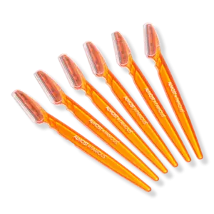 ALMOST FAMOUS Dermaplaning Razors Set - Orange
