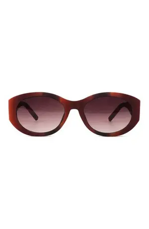 CAMPO MARZIO ROMA 1933 Jacqueline Fashionable Lightweight Uv Protection Sunglasses - Turtle