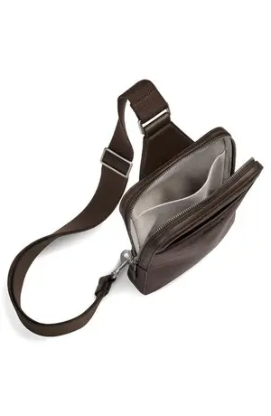 Shinola Canfield Leather Crossbody Bag - Brown