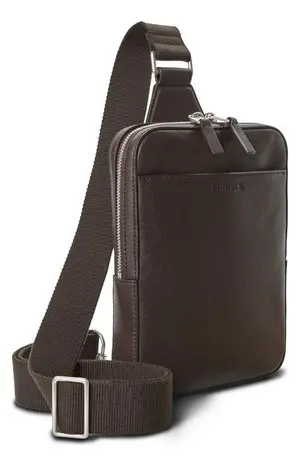 Shinola Canfield Leather Crossbody Bag - Brown