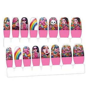 XPNAIL Nail Polish Strips Fiesta Set16ct